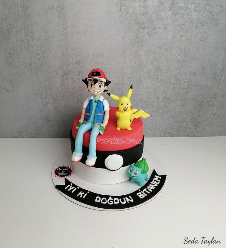 Pokemon Butik Pasta | Pokemon Çizgi Film Pasta - Pucake.Com